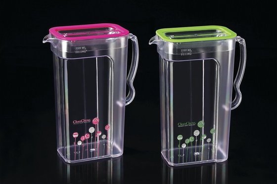 1.8L PS water mug transparent quality water pitcher rectangular  juice mug