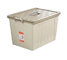 pp plastic storage box&amp; bin with lid and wheels storage container multi purpose