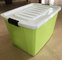 multi purpose plastic quality storage box with lid and wheels storage container