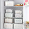 airtight draining food box food save crisper plastic organizer kitcher plastic food storage box